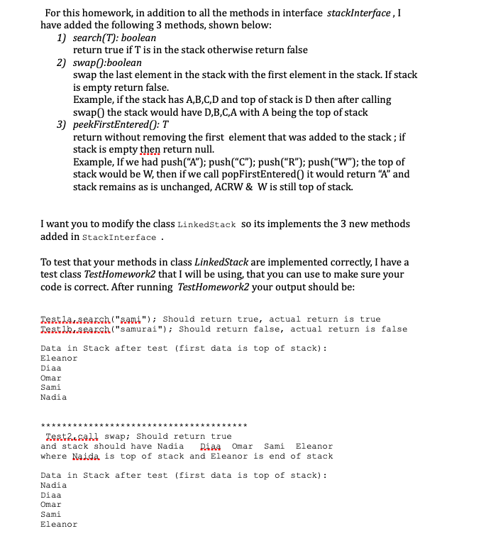 Solved For this homework, in addition to all the methods in | Chegg.com