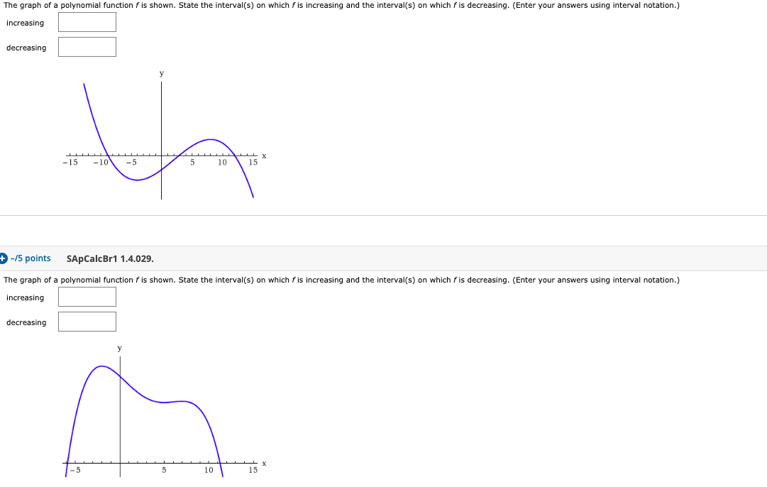 Solved The graph of a polynomial function f is shown. State | Chegg.com