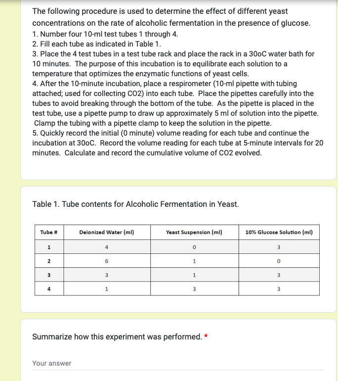 Solved The following procedure is used to determine the | Chegg.com