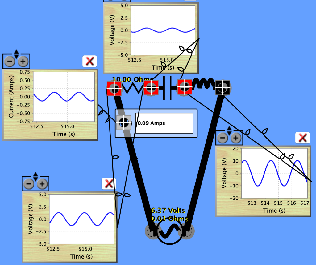 Solved I am creating an AC circuit simulation to show | Chegg.com