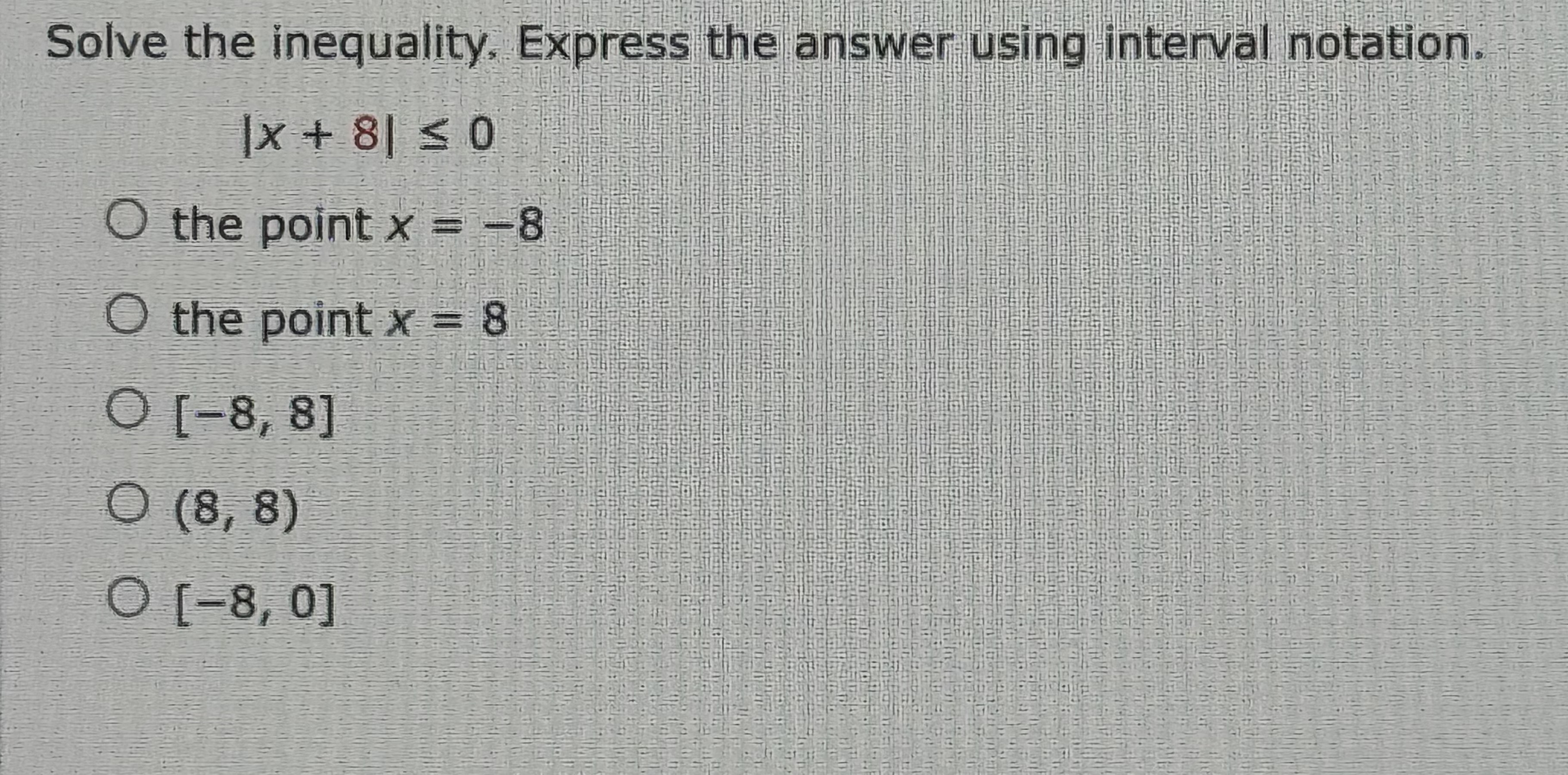 Solved Solve the inequality, Express the answer using | Chegg.com
