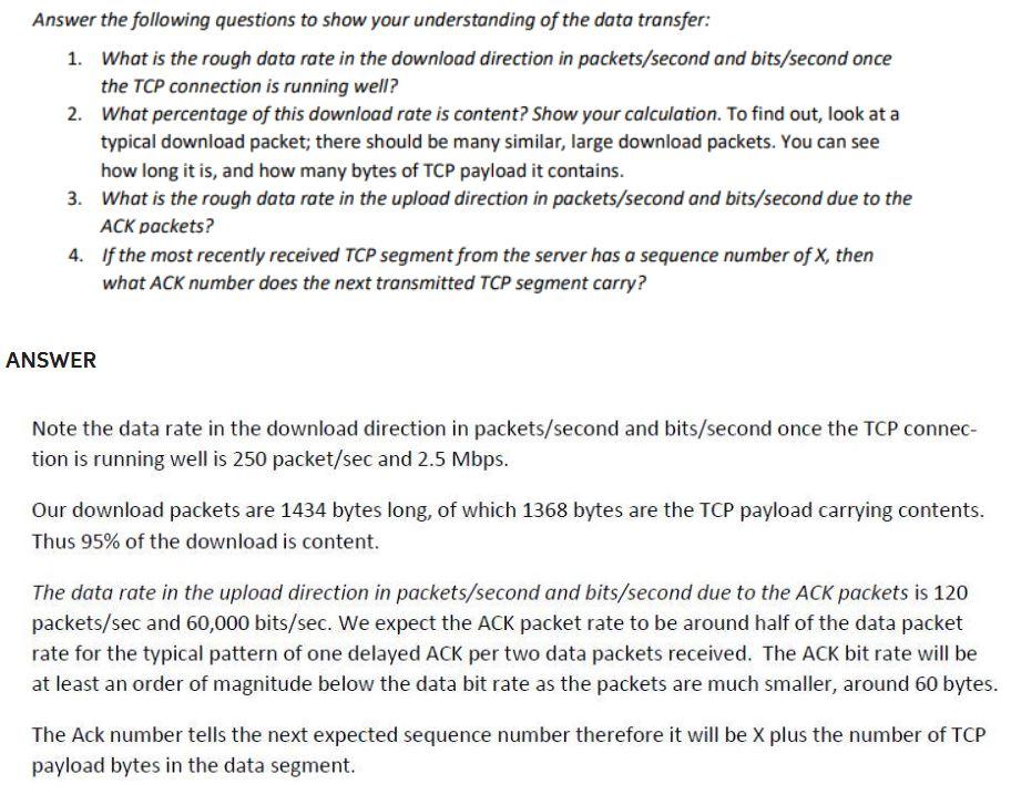 Solved Please use the trace below in Wireshark and explain | Chegg.com