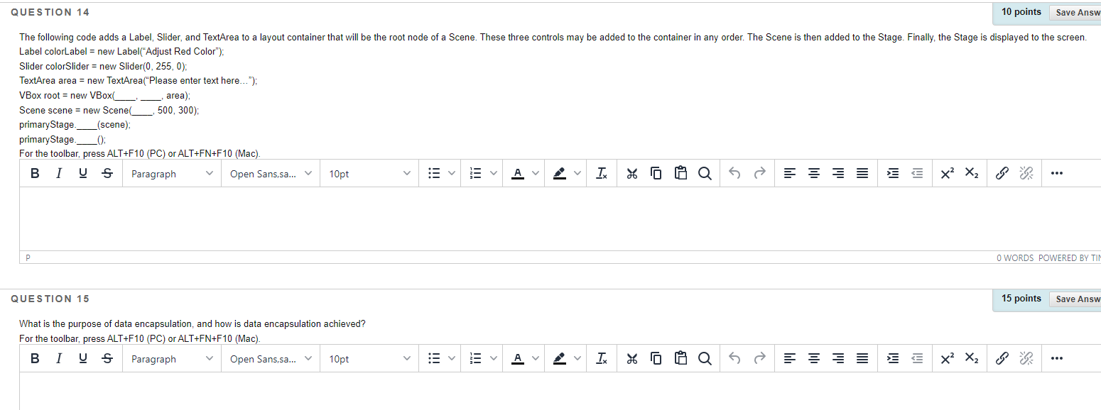 Solved Label colorLabel = new Label("Adjust Red Color"); | Chegg.com