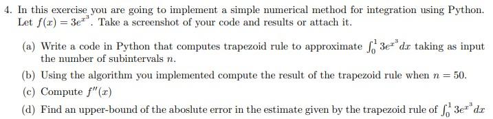 Solved 4. In this exercise you are going to implement a | Chegg.com
