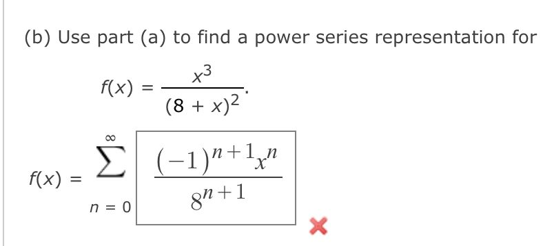 (b) Use part (a) to find a power series | Chegg.com
