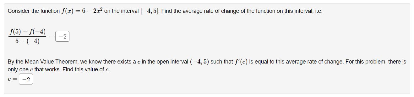 Solved Consider the function f(x)=6-2x2 ﻿on the interval | Chegg.com