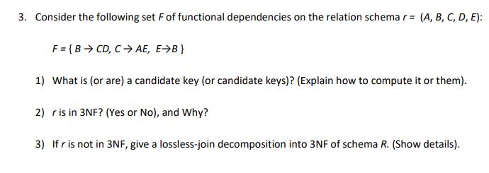 Solved Consider The Following Set F ﻿of Functional 