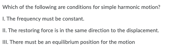 Solved Which of the following are conditions for simple | Chegg.com