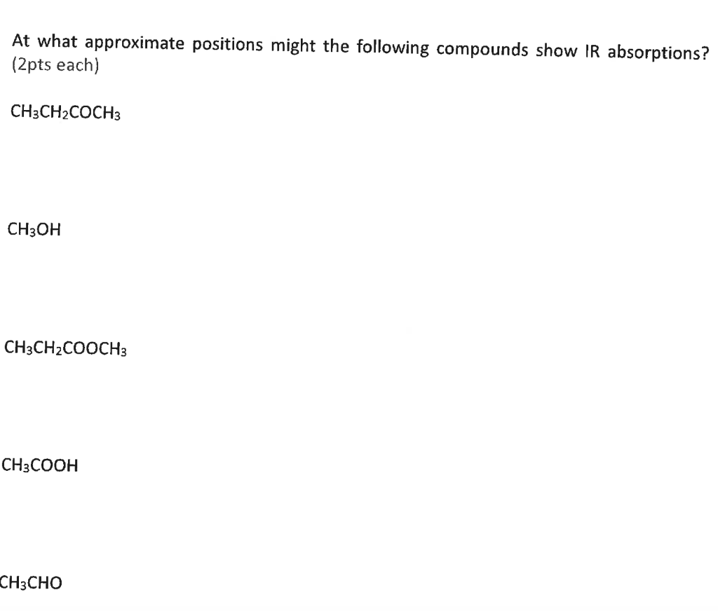 Solved At what approximate positions might the following | Chegg.com