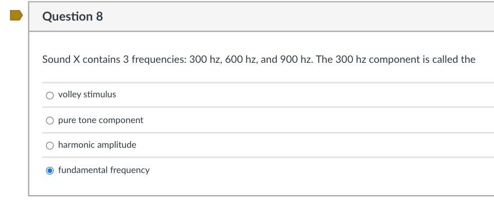 Solved Sound X contains 3 frequencies: 300hz,600hz, and | Chegg.com