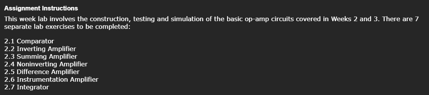 Solved Assignment InstructionsThis week lab involves the | Chegg.com Solved Assignment InstructionsThis week lab involves the | Chegg.com