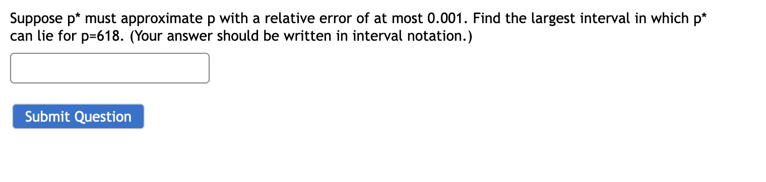 Solved Suppose p∗ must approximate p with a relative error | Chegg.com