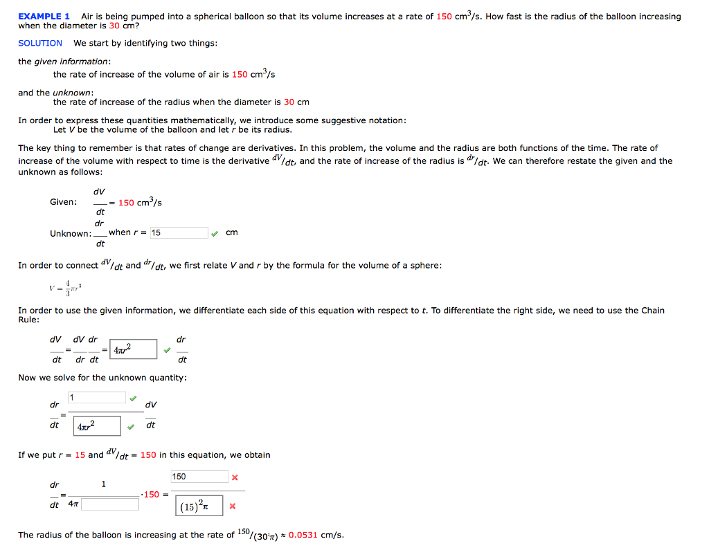 Solved EXAMPLE 1 Air Is Being Pumped Into A Spherical Chegg solved-example-1-air-is-being-pumped-into-a-spherical-chegg