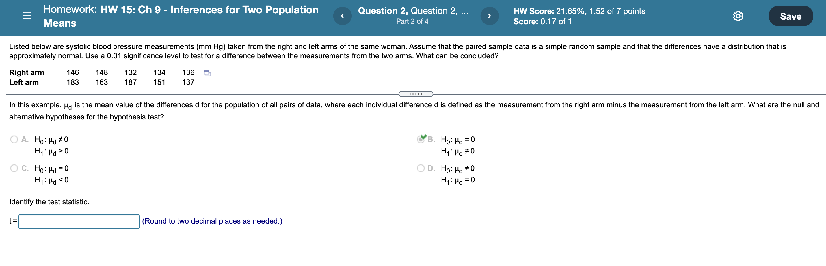 Solved III Homework: HW 15: Ch 9 - Inferences for Two | Chegg.com