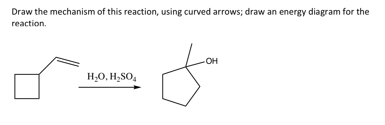 Solved Draw the mechanism of this reaction, using curved | Chegg.com