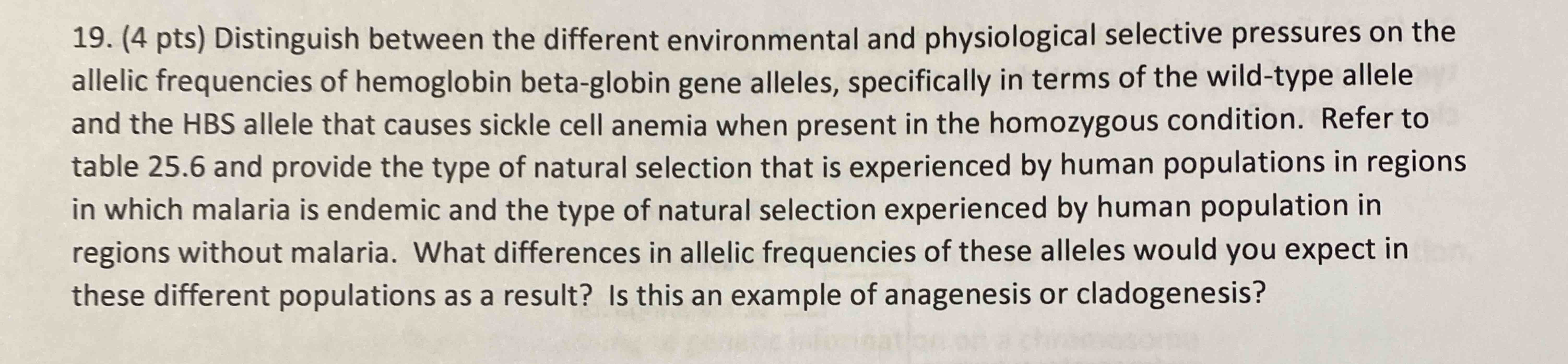 Solved (4 ﻿pts) ﻿Distinguish between the different | Chegg.com