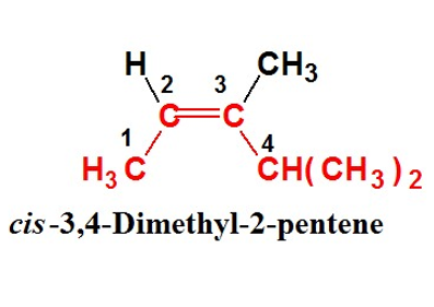 Solved Why isnt it trans?cis-3,4-Dimethyl-2-pentene | Chegg.com