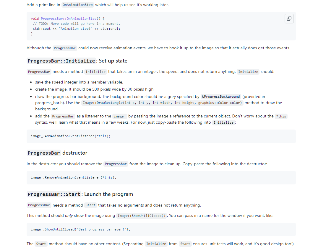Indeterminate Progress Bar You will create an | Chegg.com