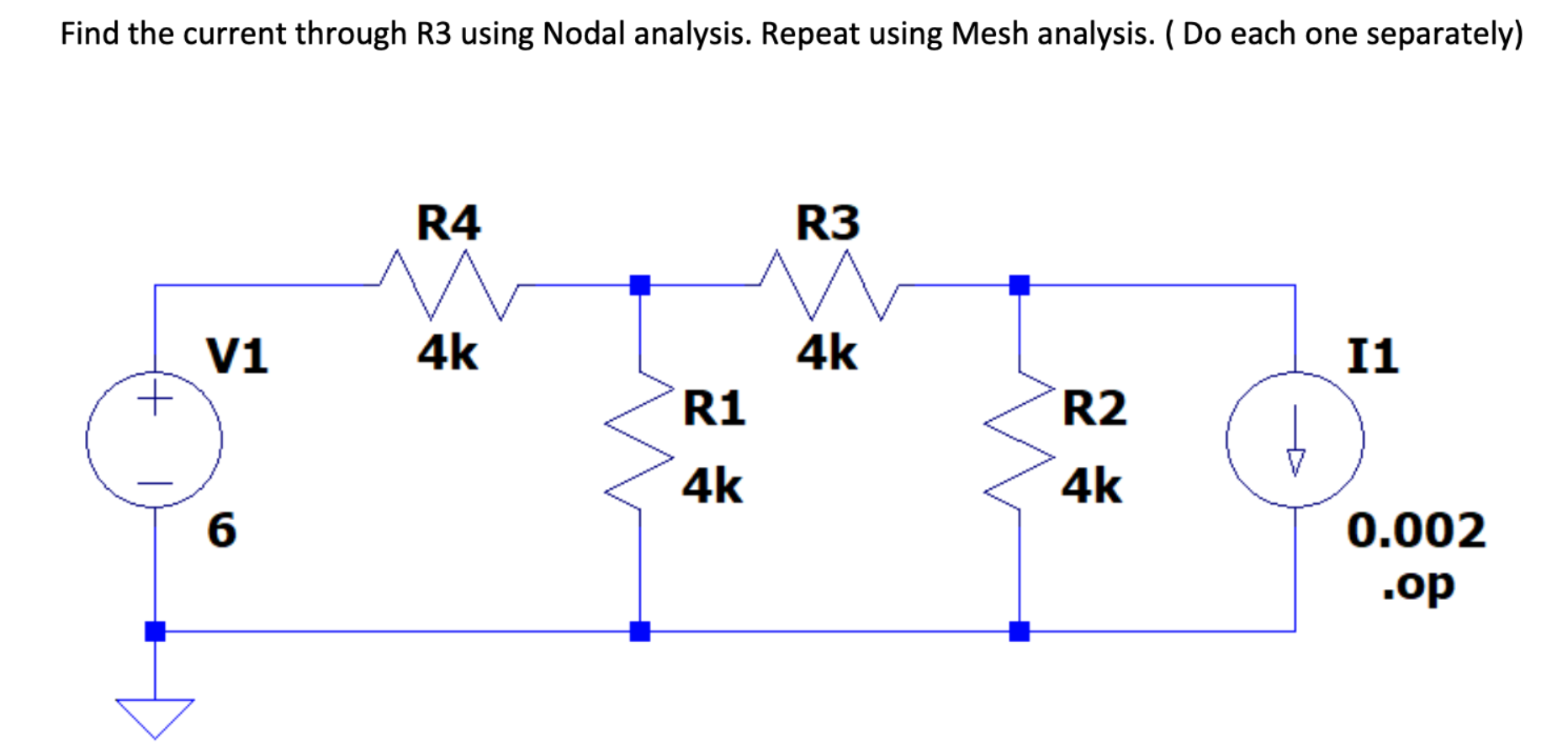 Solved Find the current through R3 using Nodal analysis. | Chegg.com