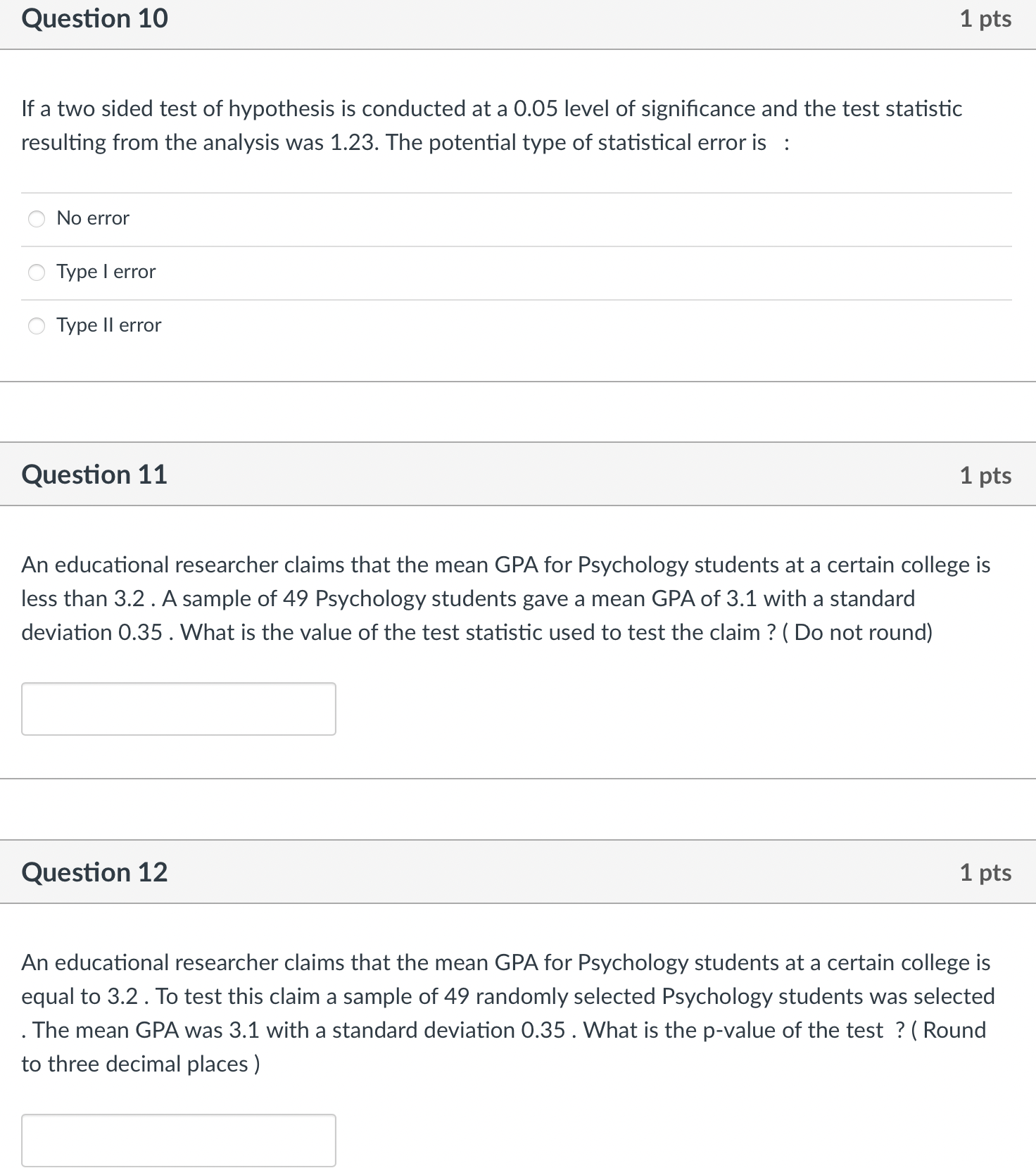 Solved If a two sided test of hypothesis is conducted at a | Chegg.com
