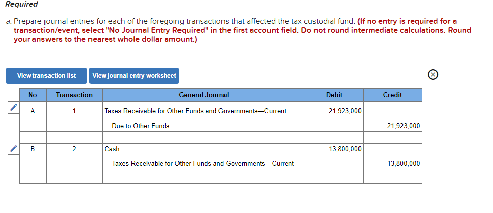 Solved Required a. Prepare journal entries for each of the | Chegg.com