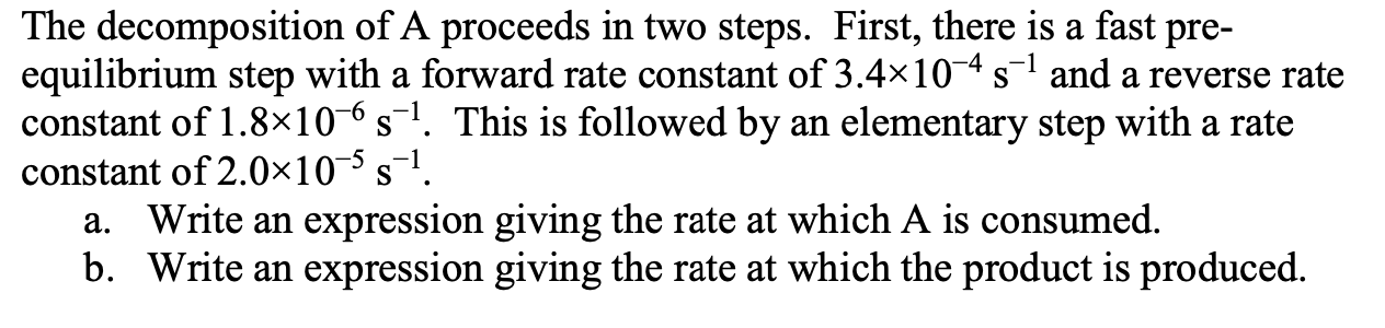 Solved The decomposition of A proceeds in two steps. First, | Chegg.com