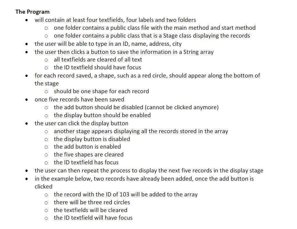 Solved USE JV AVA FX WHEN DONE PROVIDE SCREENSHOTS OF | Chegg.com