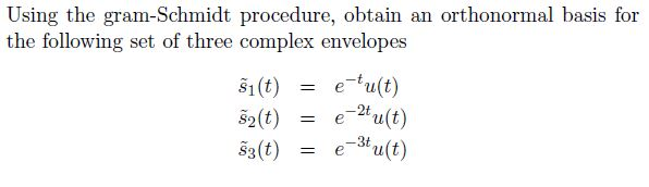 Solved Using the gram-Schmidt procedure, obtain an | Chegg.com