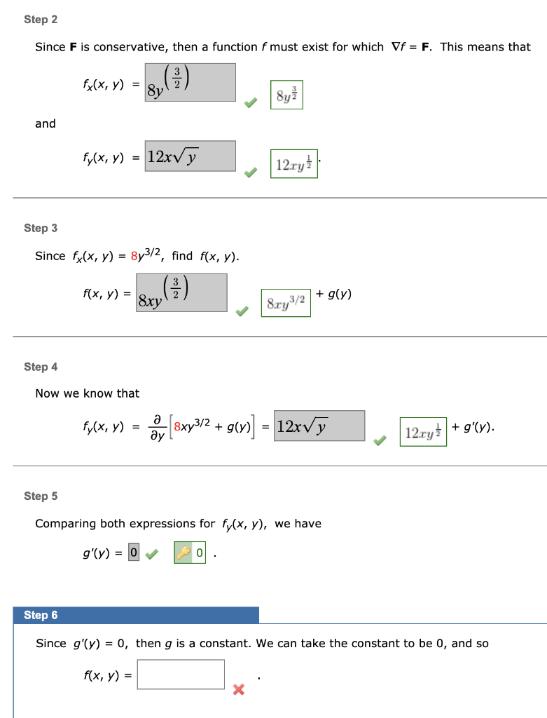 Solved Tutorial Exercise Find the work done by the force | Chegg.com