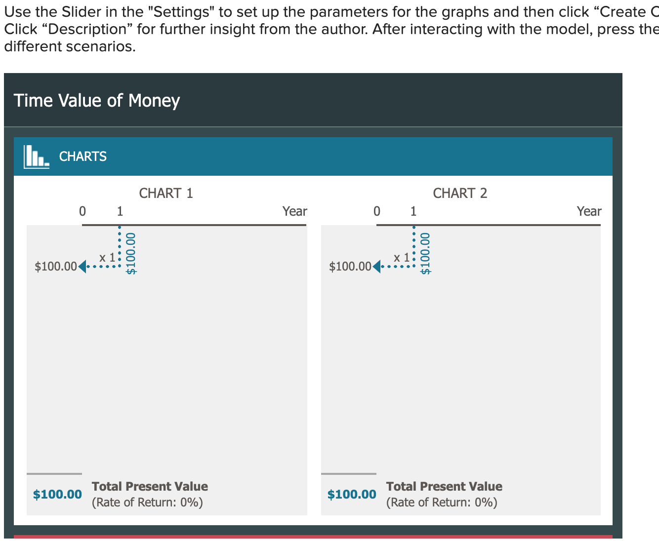 Solved Use the Slider in the "Settings" to set up the | Chegg.com