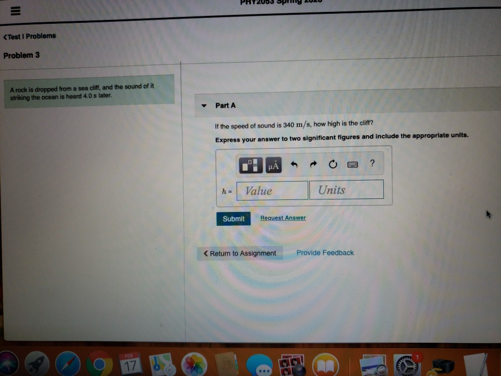 Solved PHY 2003 Spy 2020 | Chegg.com