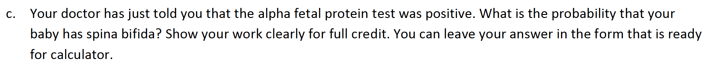 Solved 1. The alpha fetal protein test is used to detect | Chegg.com