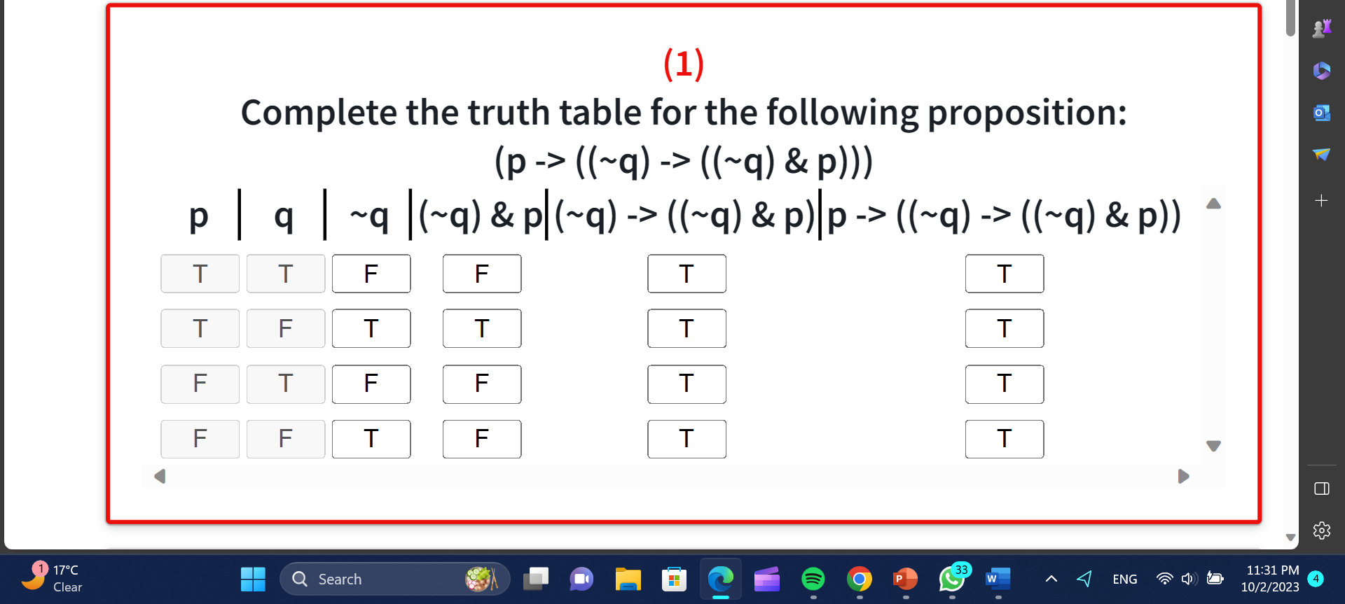 Solved Can you tell me which part is wrong with each of the | Chegg.com