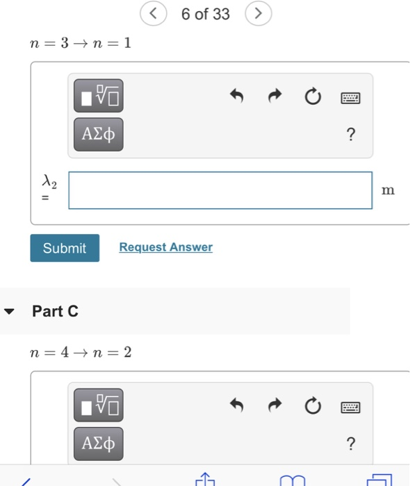 Solved Calculate The Wavelength Of The Light Emitted When An