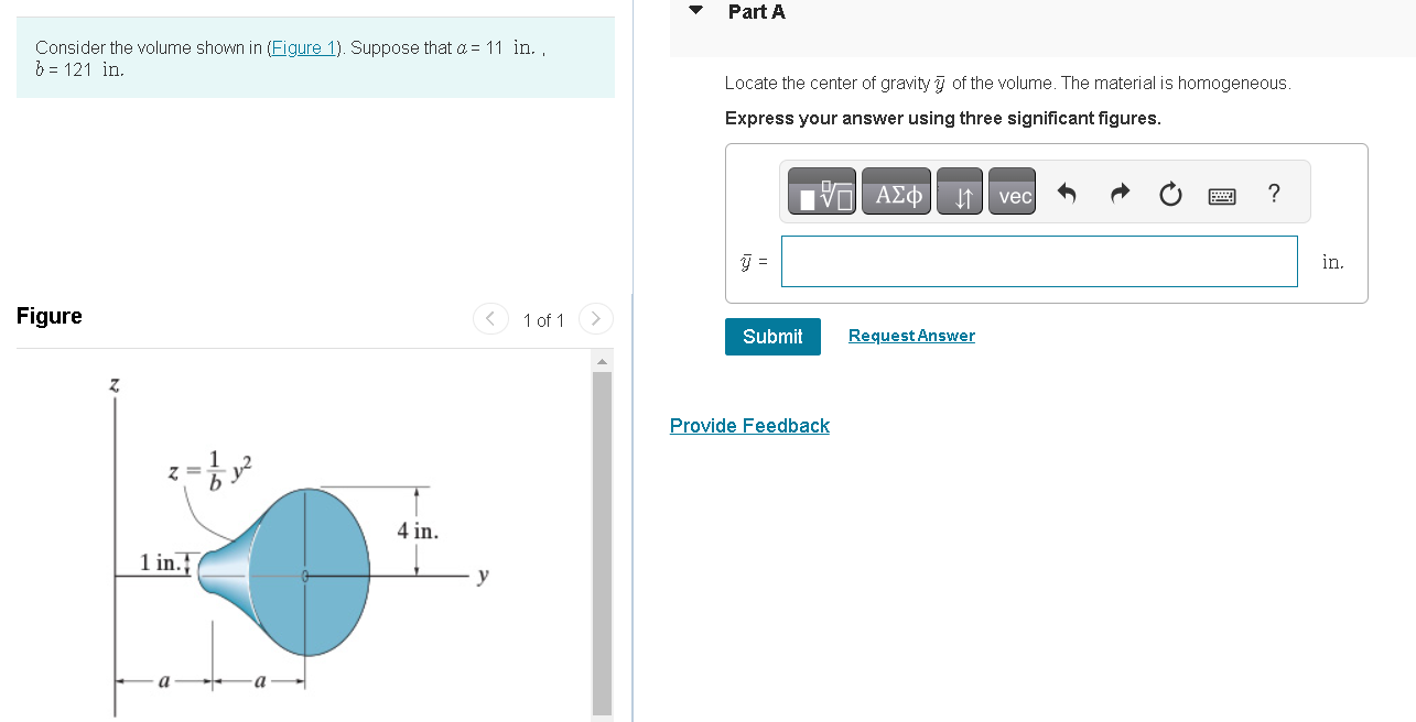 Solved Consider the volume shown in (Figure 1). Suppose that | Chegg.com