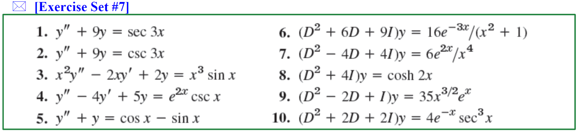 Solved problem 4, Find the particular solution by means of | Chegg.com