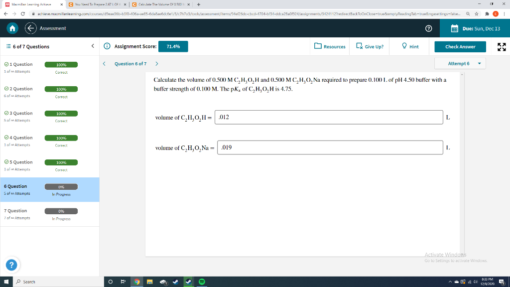 + Macmillarning Achieve * You Need To Proper 2.70 XC | Chegg.com