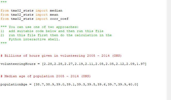 Solved A I 95 py Imports The Python Function Median You Chegg