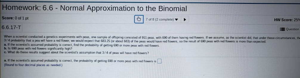 Solved Homework 6 6 Normal Approximation To The Binomial