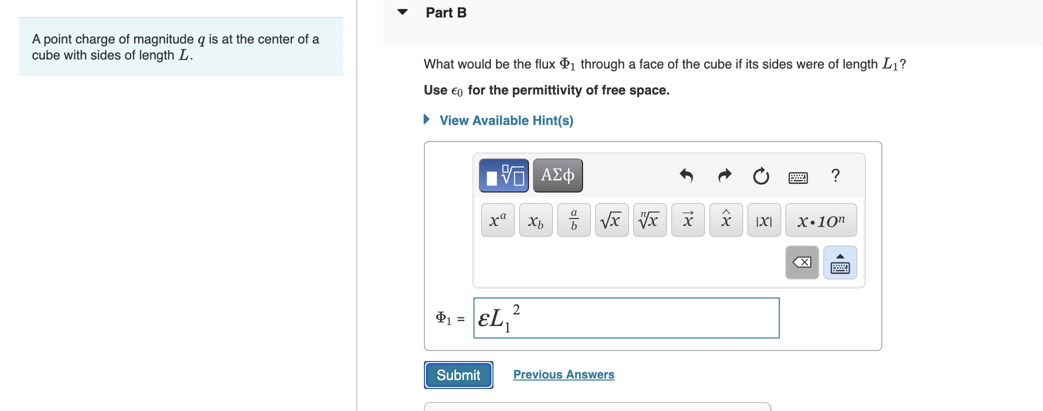 Solved A point charge of magnitude q is at the center of a | Chegg.com