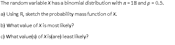 Solved The random variable X has a binomial distribution | Chegg.com