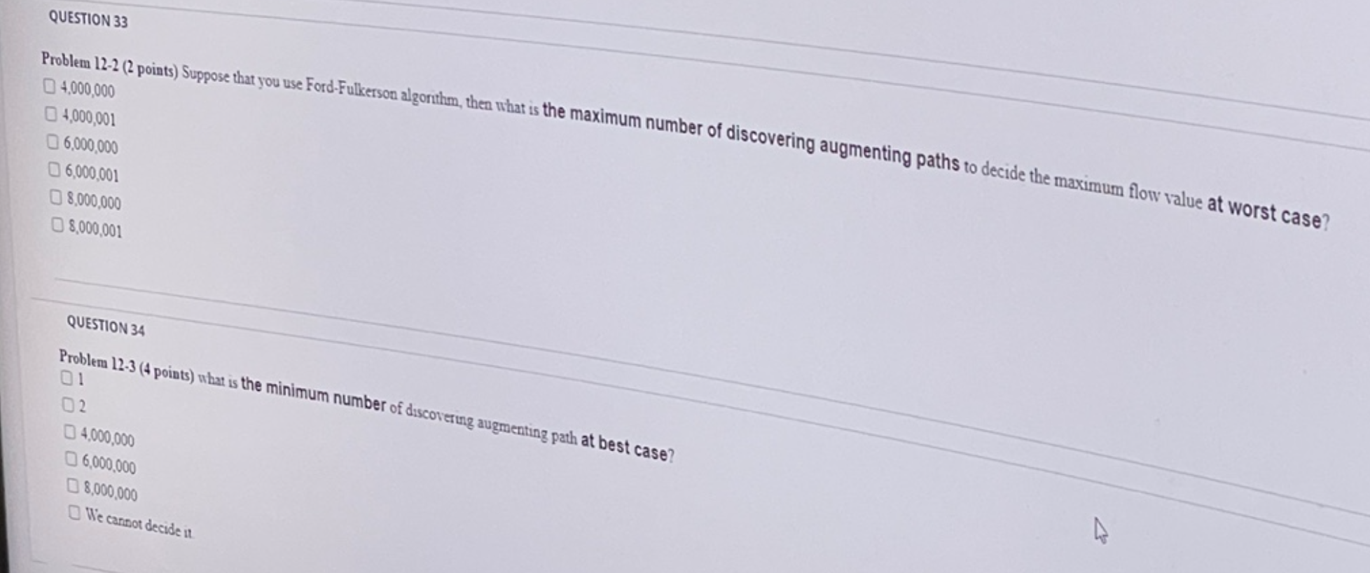 Solved Assume you need to find out the maximum flow value | Chegg.com