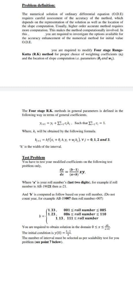 Values to solve this problem. a=10 and 08 b | Chegg.com