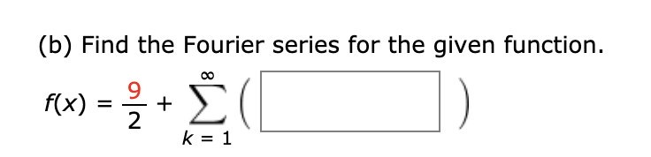 Solved Consider the following. 9x + 9, f(x) 9 – 9x, = -1