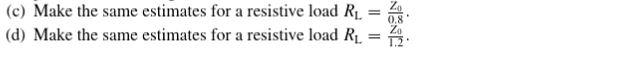 Solved Figure 3.18 Transmission line example 4. The same | Chegg.com