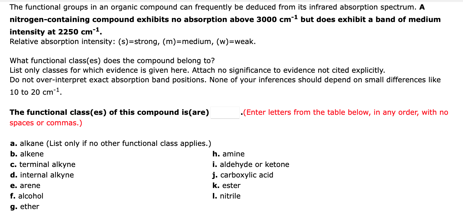 Solved The functional groups in an organic compound can | Chegg.com