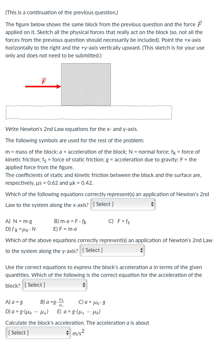 Solved (This is a continuation of the previous question.) | Chegg.com