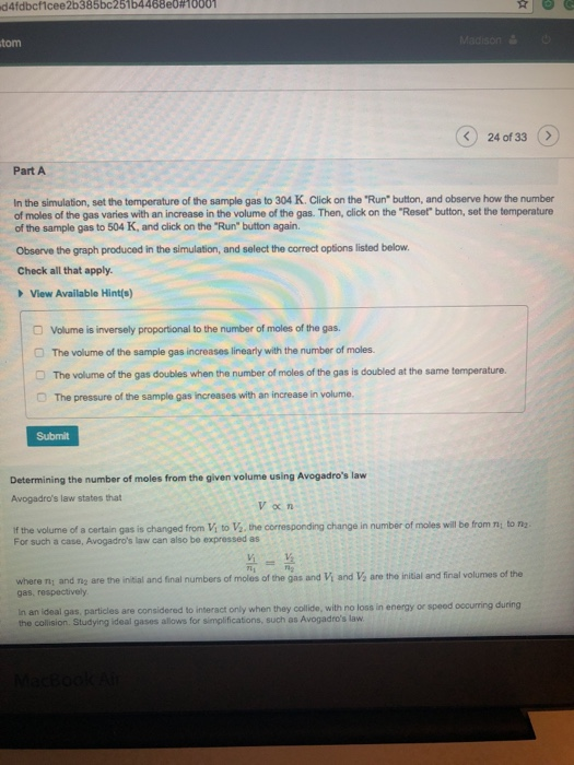 Solved d4fdbeficee2b385bc2 51b44 68e0#10001 tom 24 of 33 | Chegg.com