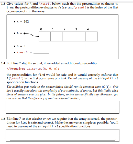 1 Debugging Preconditions And Postconditions Here Is 