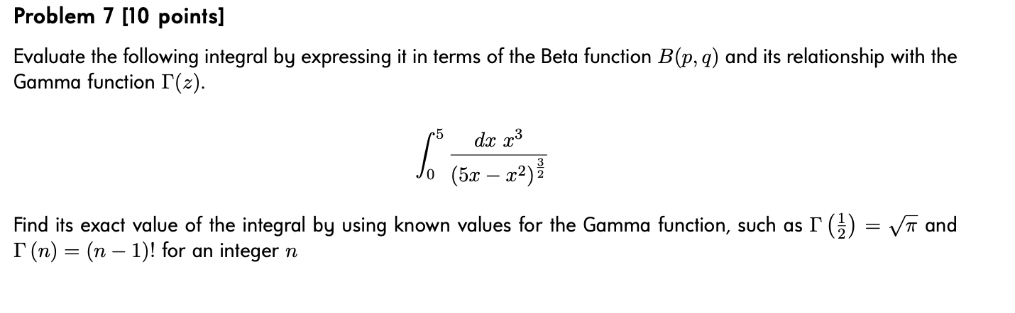 Solved Evaluate the following integral by expressing it in | Chegg.com
